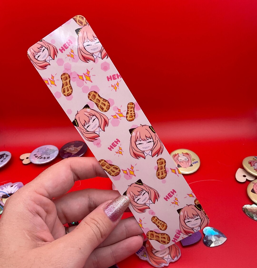 Spy Anime Bookmark Glossy Double Sided Laminated Giftholiday - Etsy