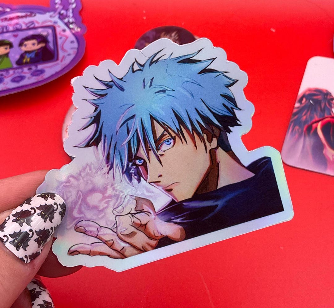 Jujutsu Anime JJK Sticker Gift Waterproof Holographic or Glossy for ...