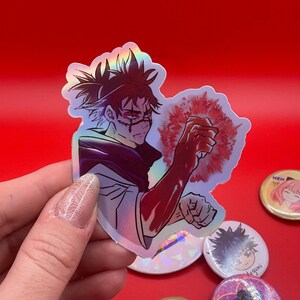 Jujutsu Anime JJK Chos0 Sticker Gift Waterproof Holographic for Water ...