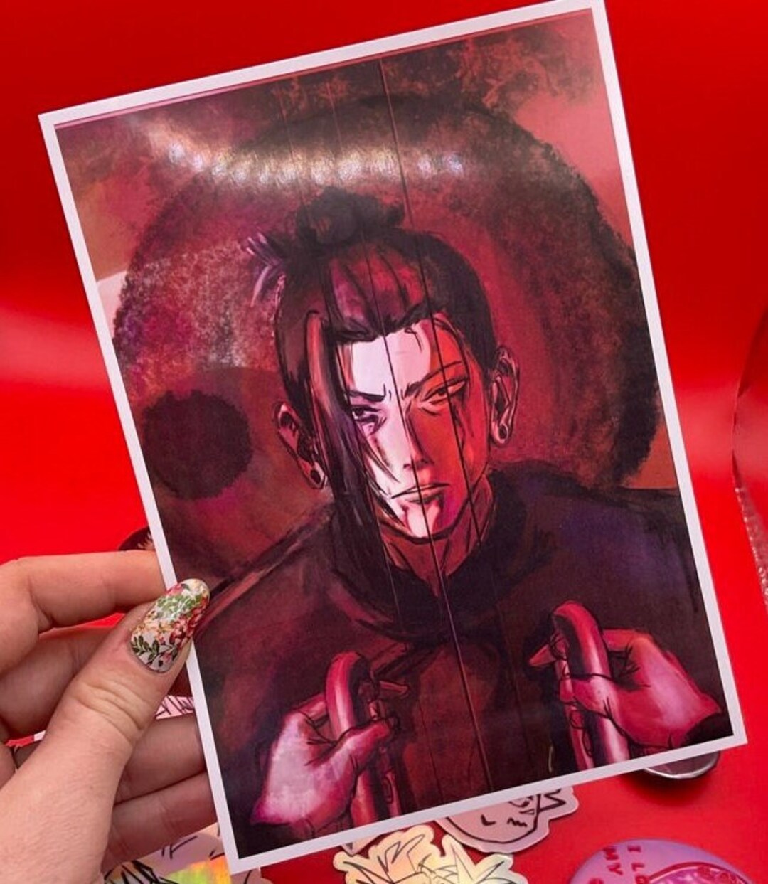 Jujutsu JJK Anime Art Print Gift Anime & Manga Illustration 4 X 6 5 X 7 ...