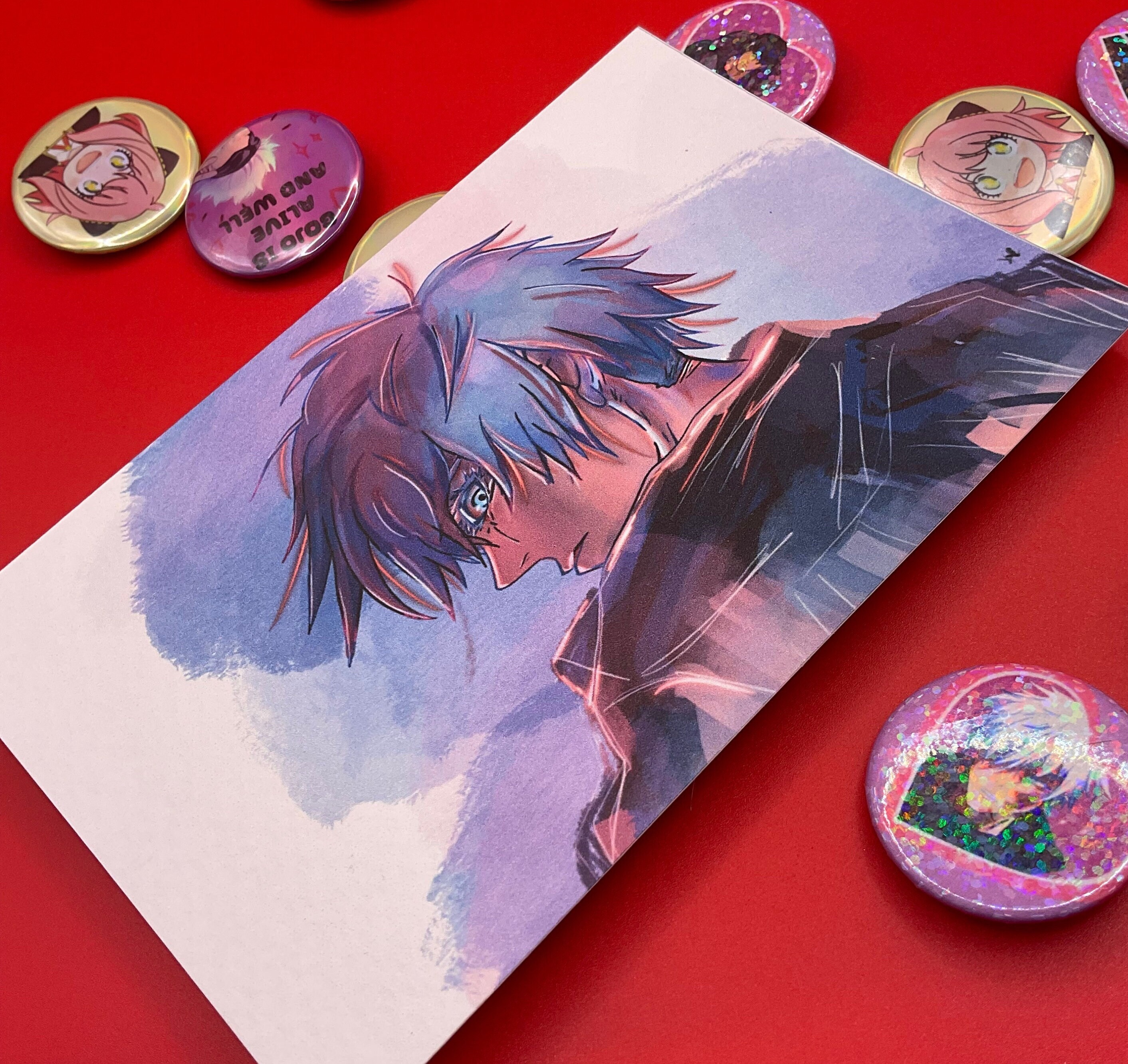 JJK Art Print: Watercolor Anime Manga Illustration - Etsy