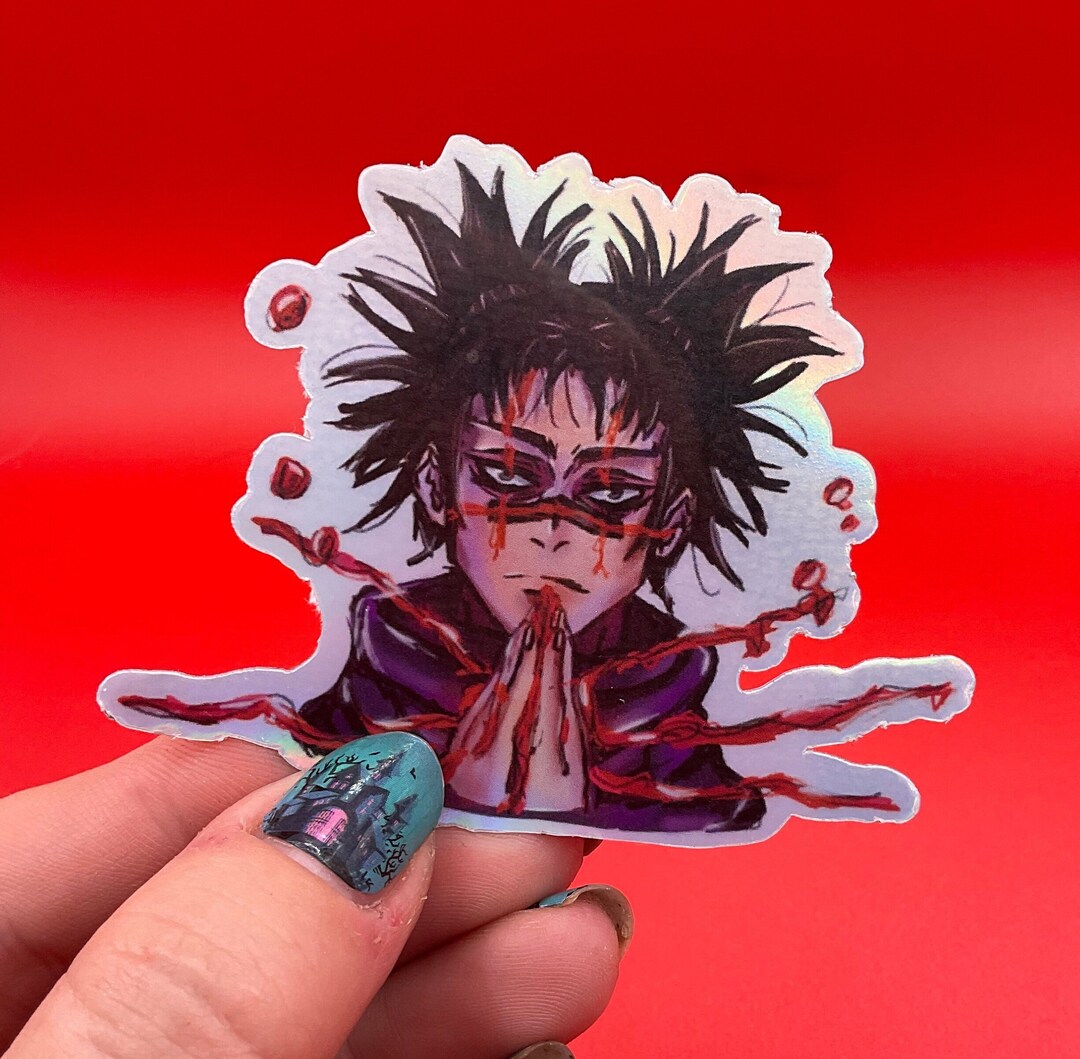 Jujutsu Anime JJK Sticker Chos0 Gift Waterproof Holographic for Water ...