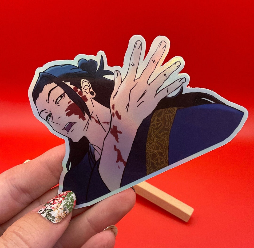 JJK Anime Sticker: Waterproof Holographic Decal - Etsy