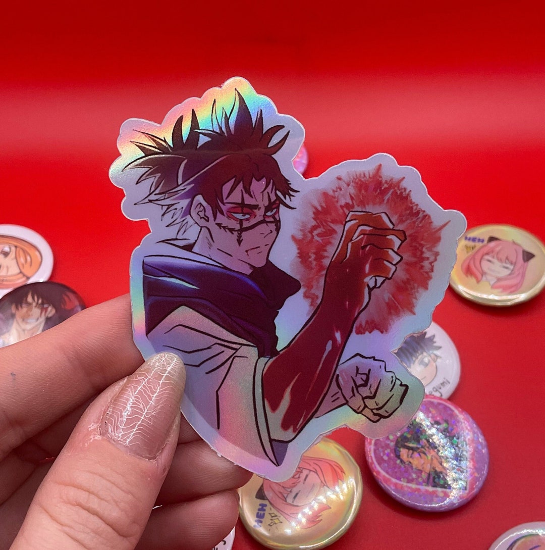 Jujutsu Anime JJK Chos0 Sticker Gift Waterproof Holographic for Water ...