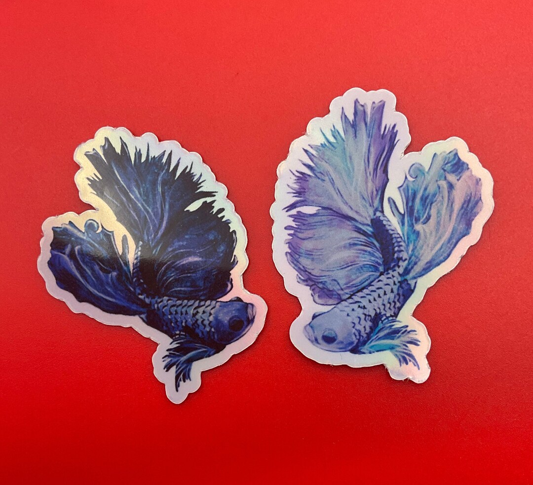 Jujutsu Anime Beta Fish JJK Sticker Gift Set Holographic Waterproof ...