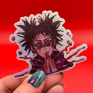 Jujutsu Anime JJK Sticker Chos0 Gift Waterproof Holographic for Water ...
