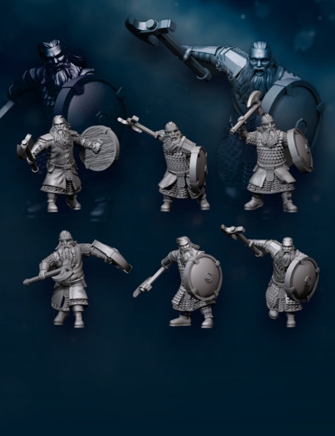 6x Kalak Dwarves Warriors - Etsy