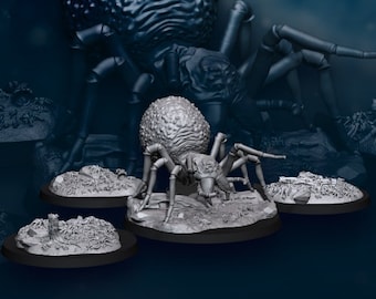 Underdark Spiders 28mm Miniatures for Tabletop Gaming dnd - Etsy