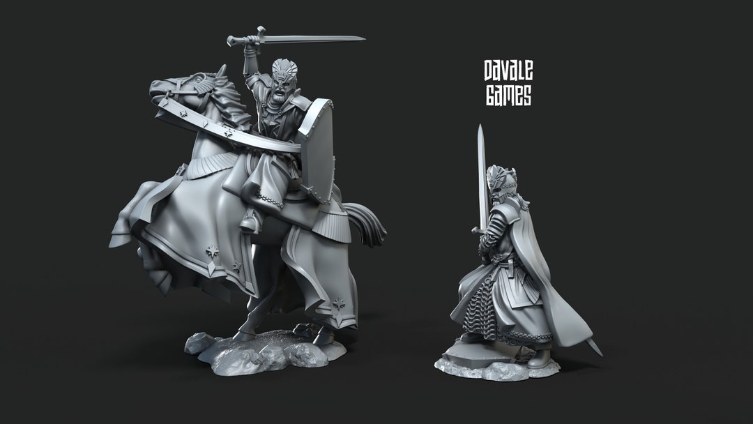 High Humans King With Helmeted Head on Foot & Mounted New Model - Etsy ...