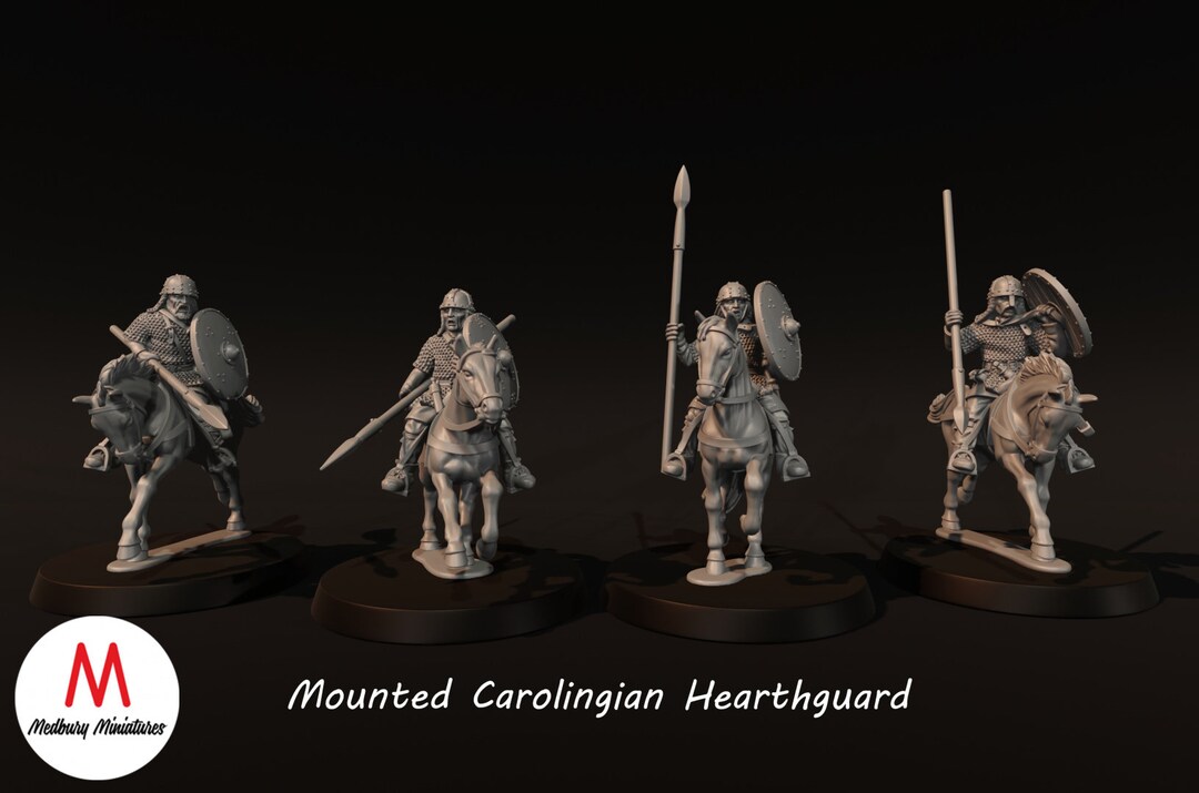 Mounted Carolingian Hearthguard Historical Medbury Miniatures - Etsy