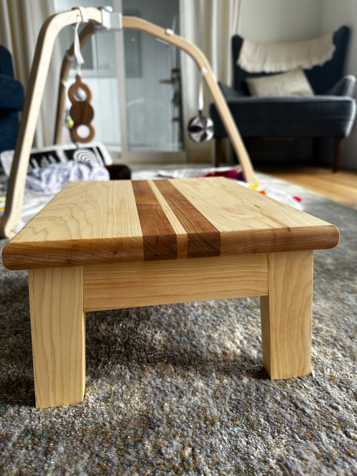 Solid Wood Foot Stool, Step Stool, Nursing Stool - Etsy