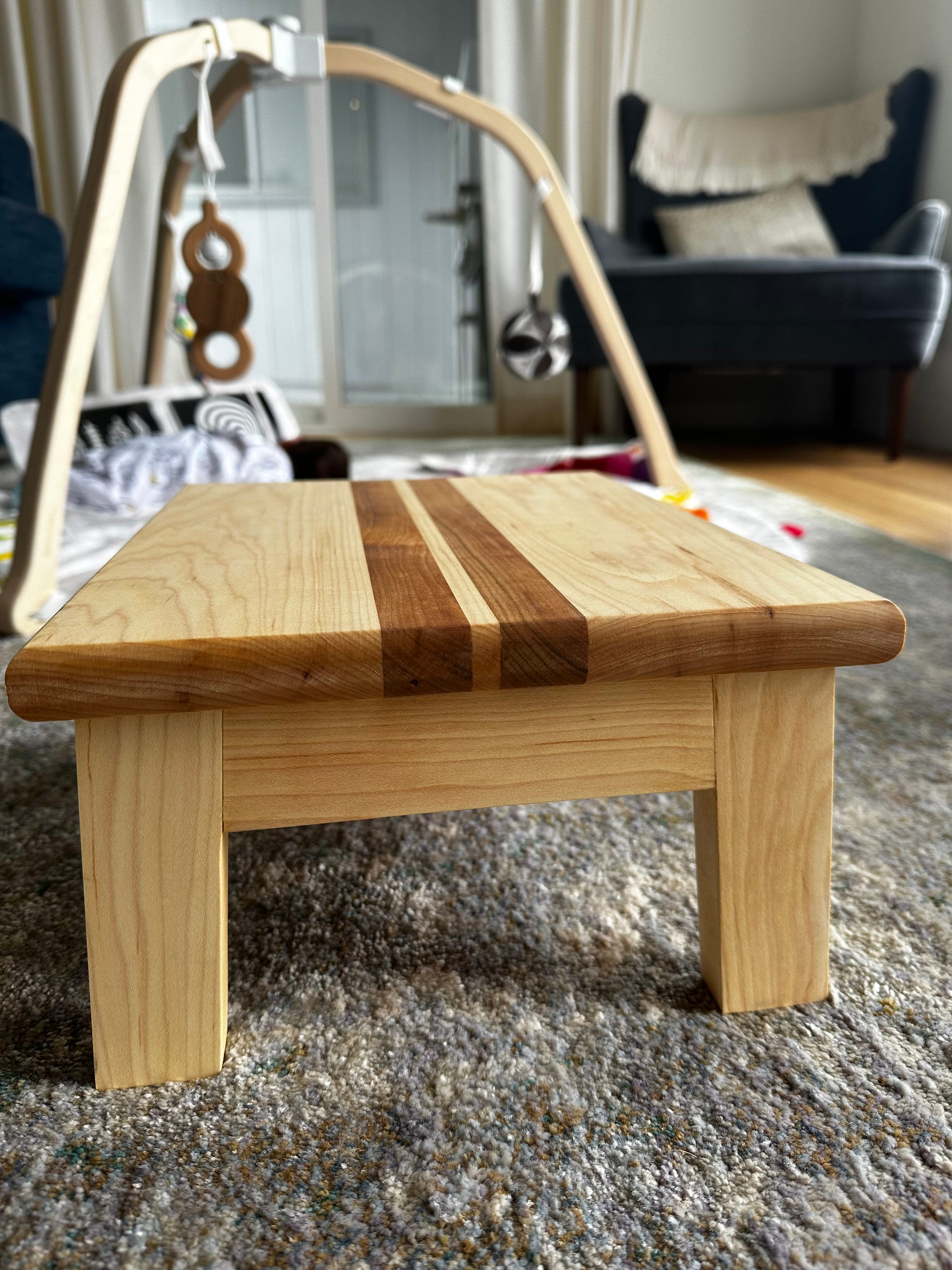 Solid Wood Foot Stool, Step Stool, Nursing Stool - Etsy