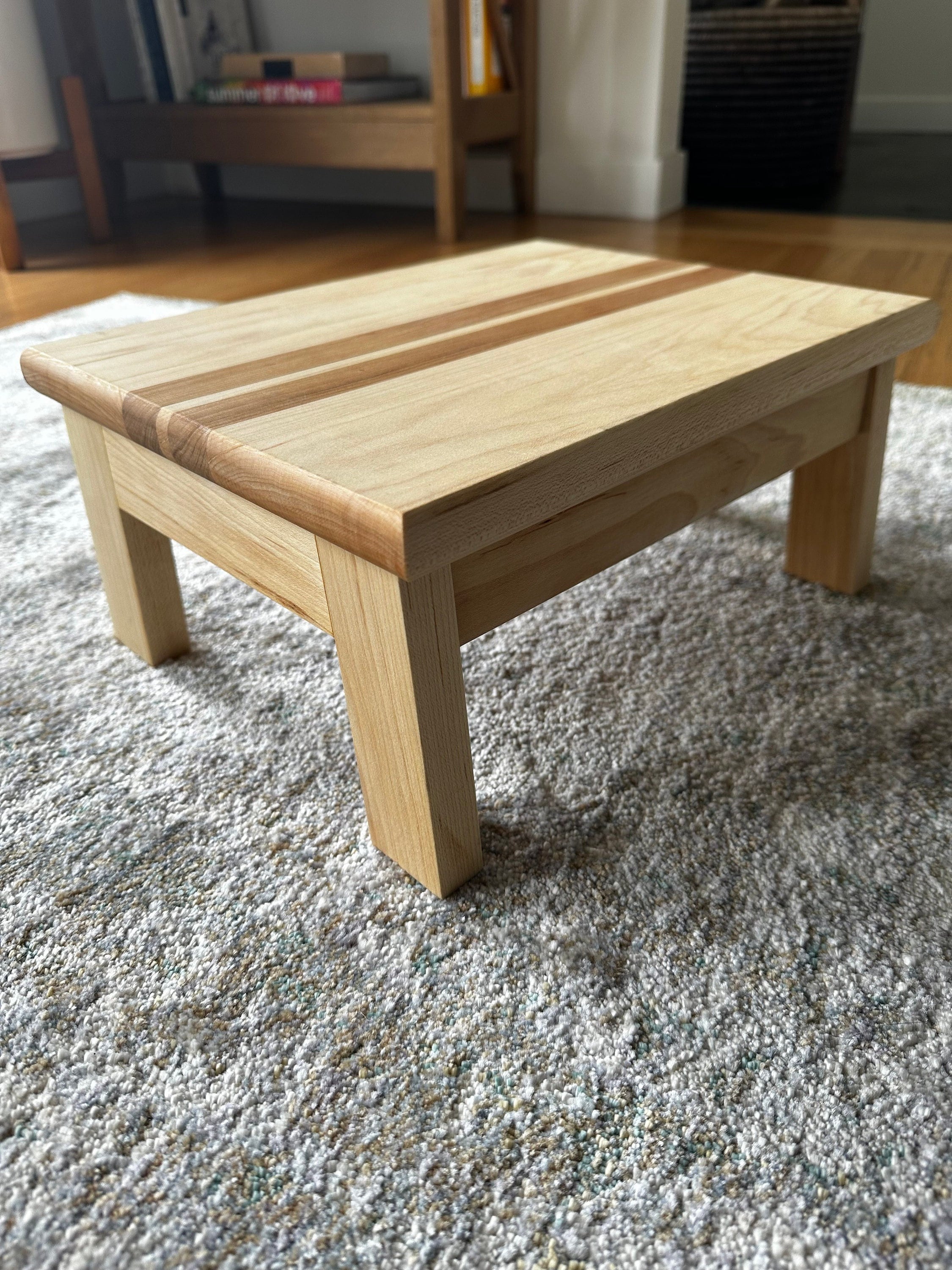 Solid Wood Foot Stool, Step Stool, Nursing Stool - Etsy