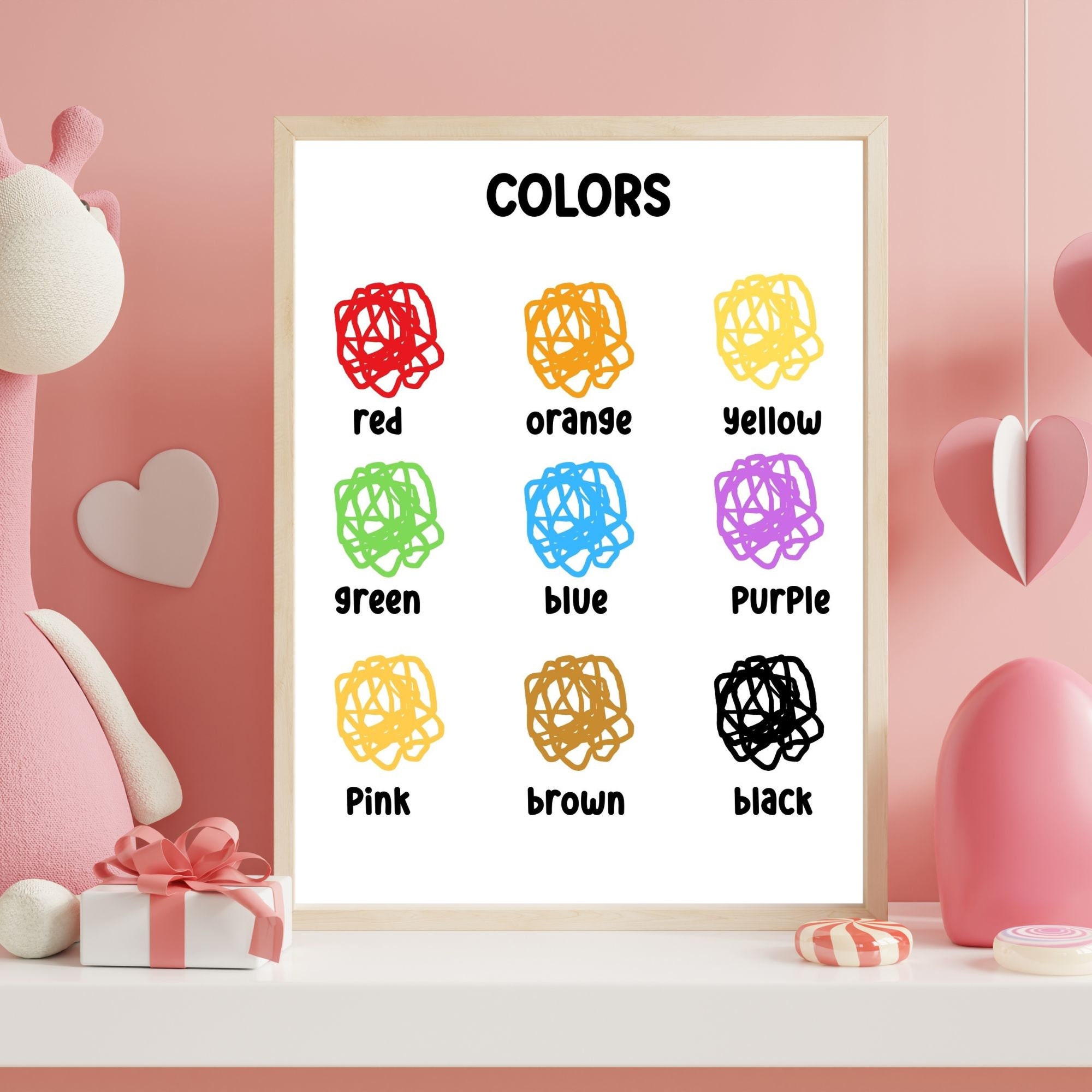 Montessori Educational Learning Poster Bundle, Educational Learning ...