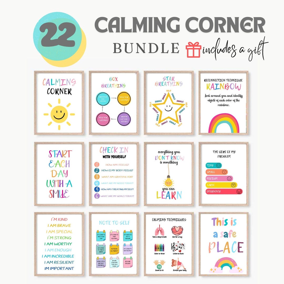 Calming Corner Classroom Boho, Calm Down Corner Preschool , Calm Down ...