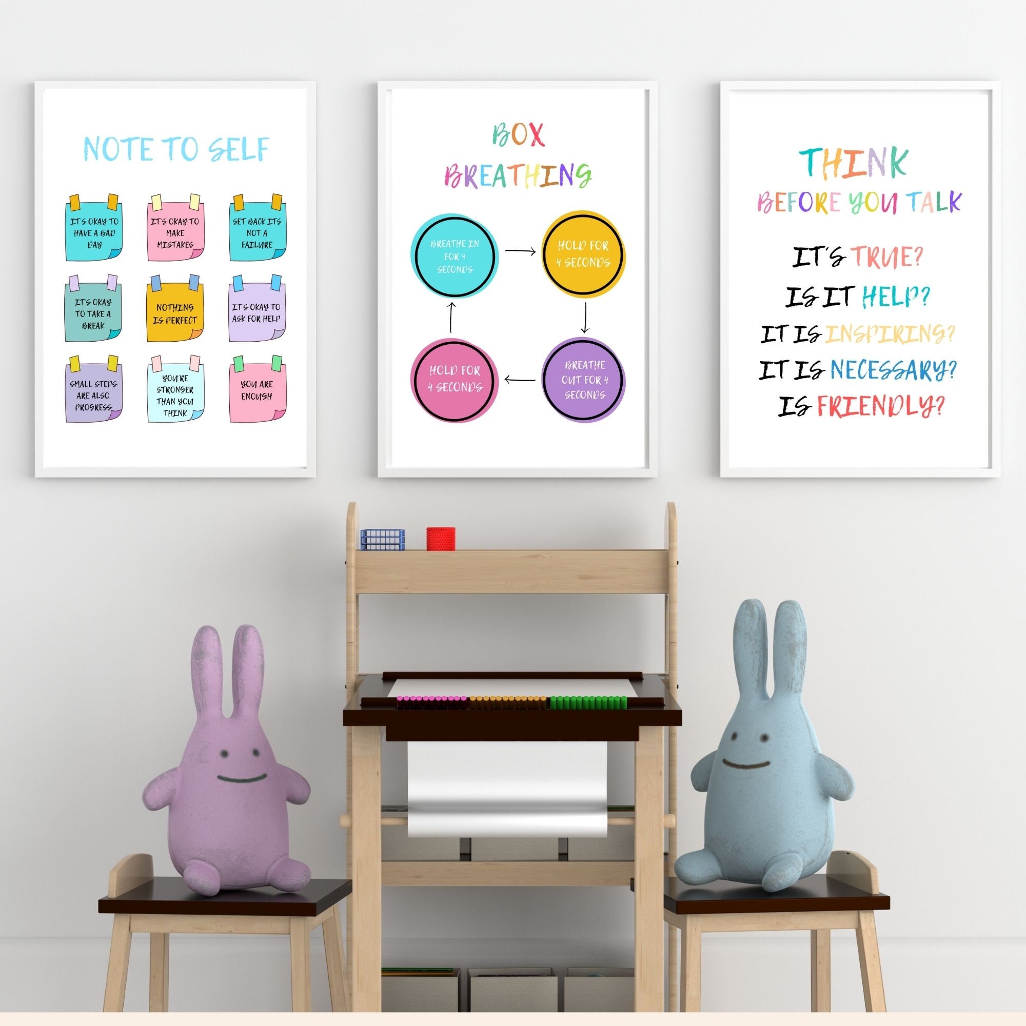 Calm Corner Decor Printables School, Calm Down Corner Preschool ...