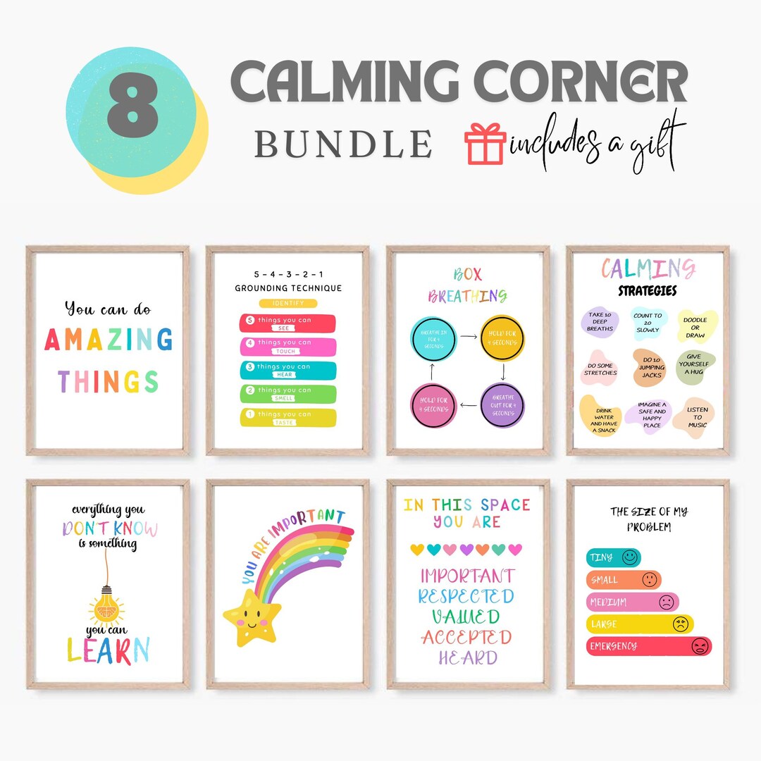 Calming Strategies for Kids, Calm Corner Banner, Calm Down Corner ...