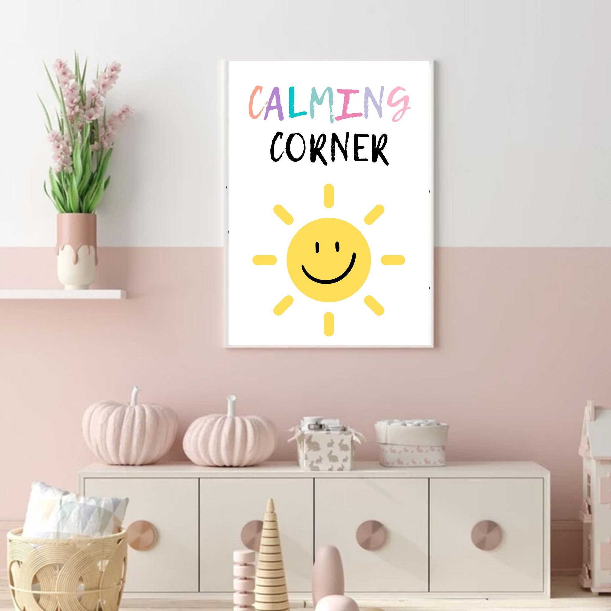 Calm Corner Decor Printables School, You Need to Calm Down Wall Art ...
