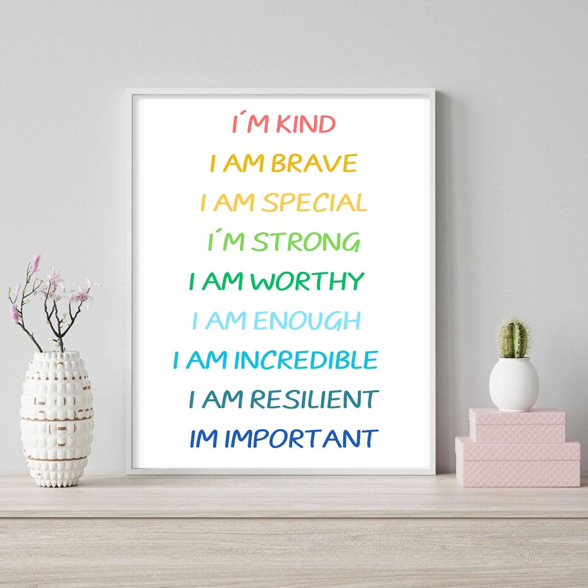 Printable Calming Techniques for Kids Poster, Calm Down Corner ...