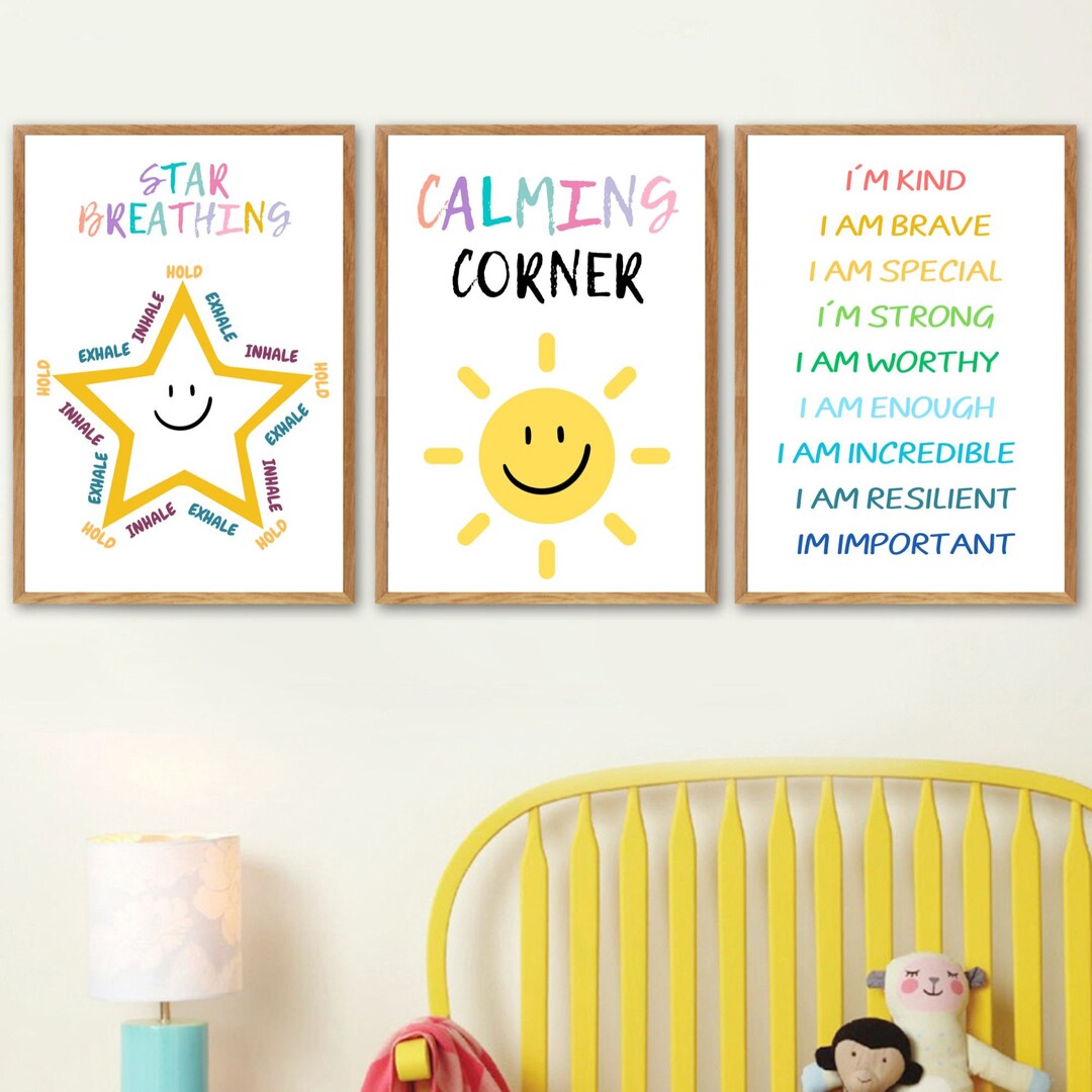 Calm Down Corner Preschool, Calming Down Poster Printable, Printable ...