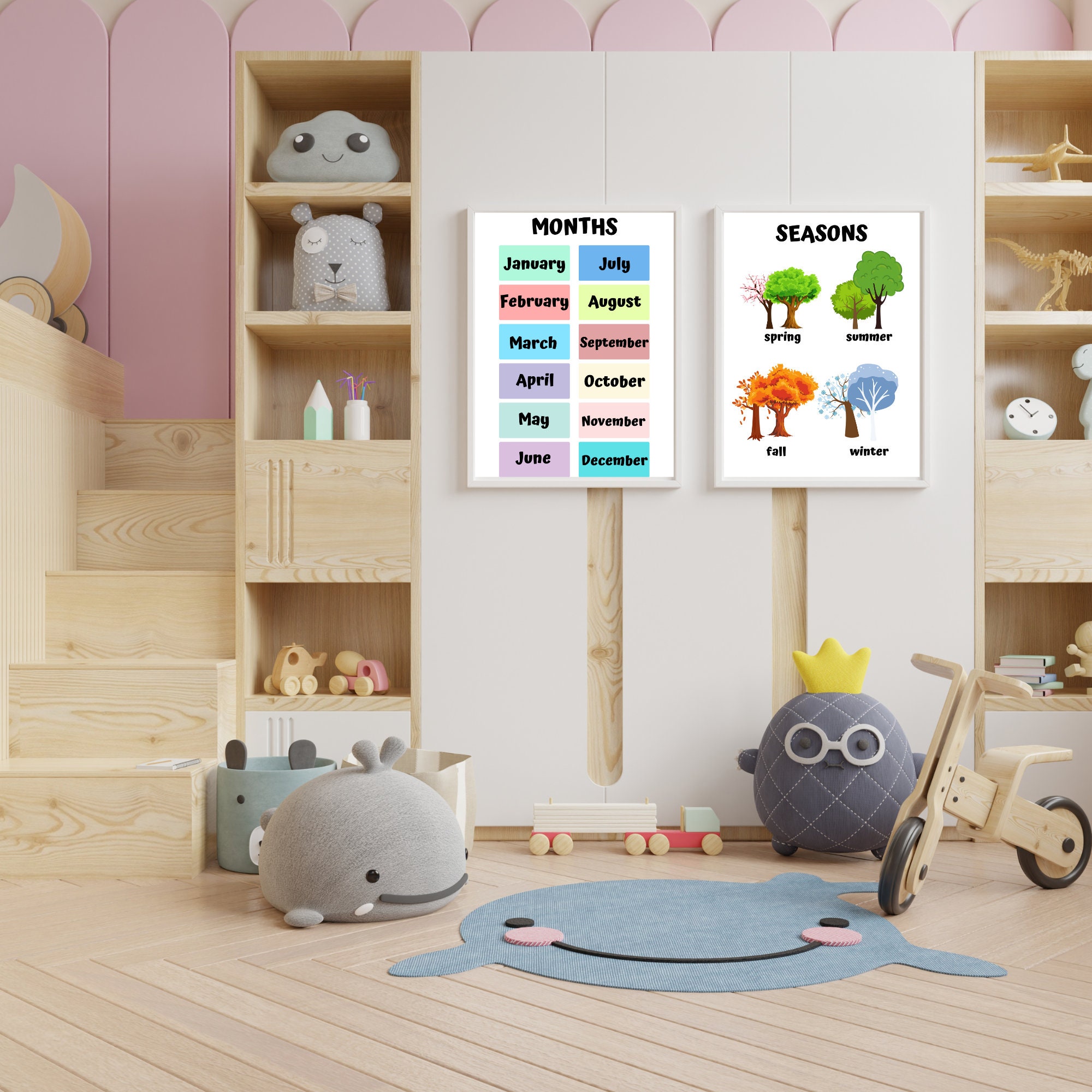 Homeschool Posters, Educational Posters for Toddlers, Montesori Posters ...