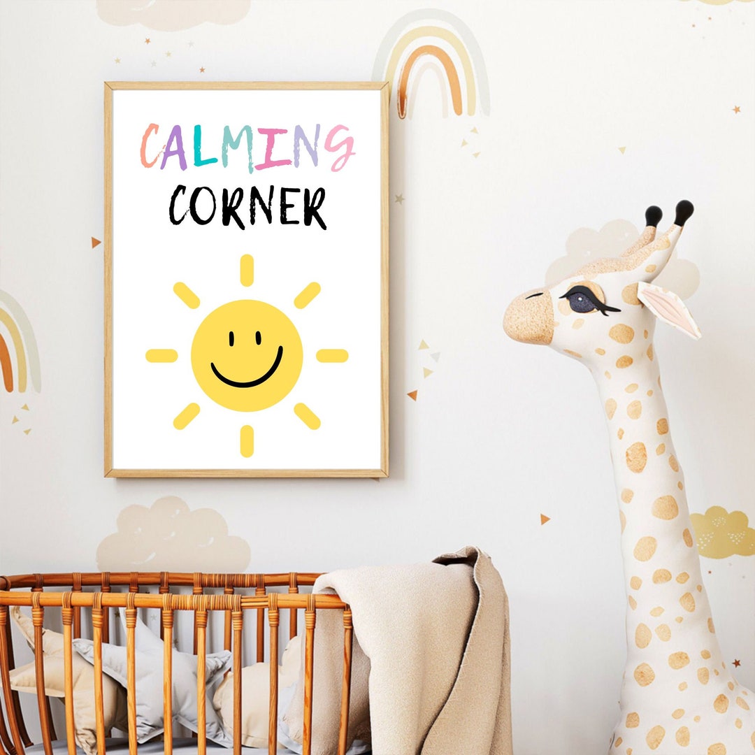 Calm Corner Decor Printables School, You Need to Calm Down Wall Art ...