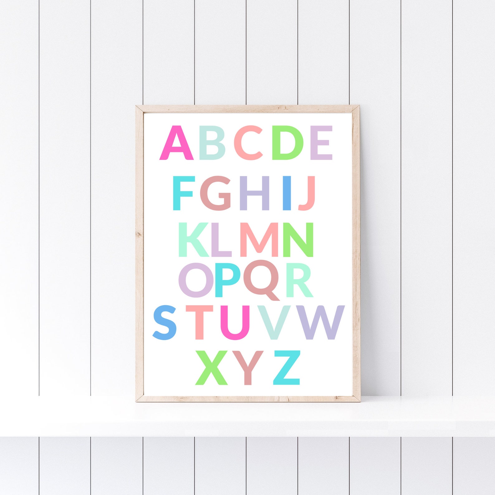 Educational Posters for Toddlers, Abc Print, Days of the Week, Alphabet ...