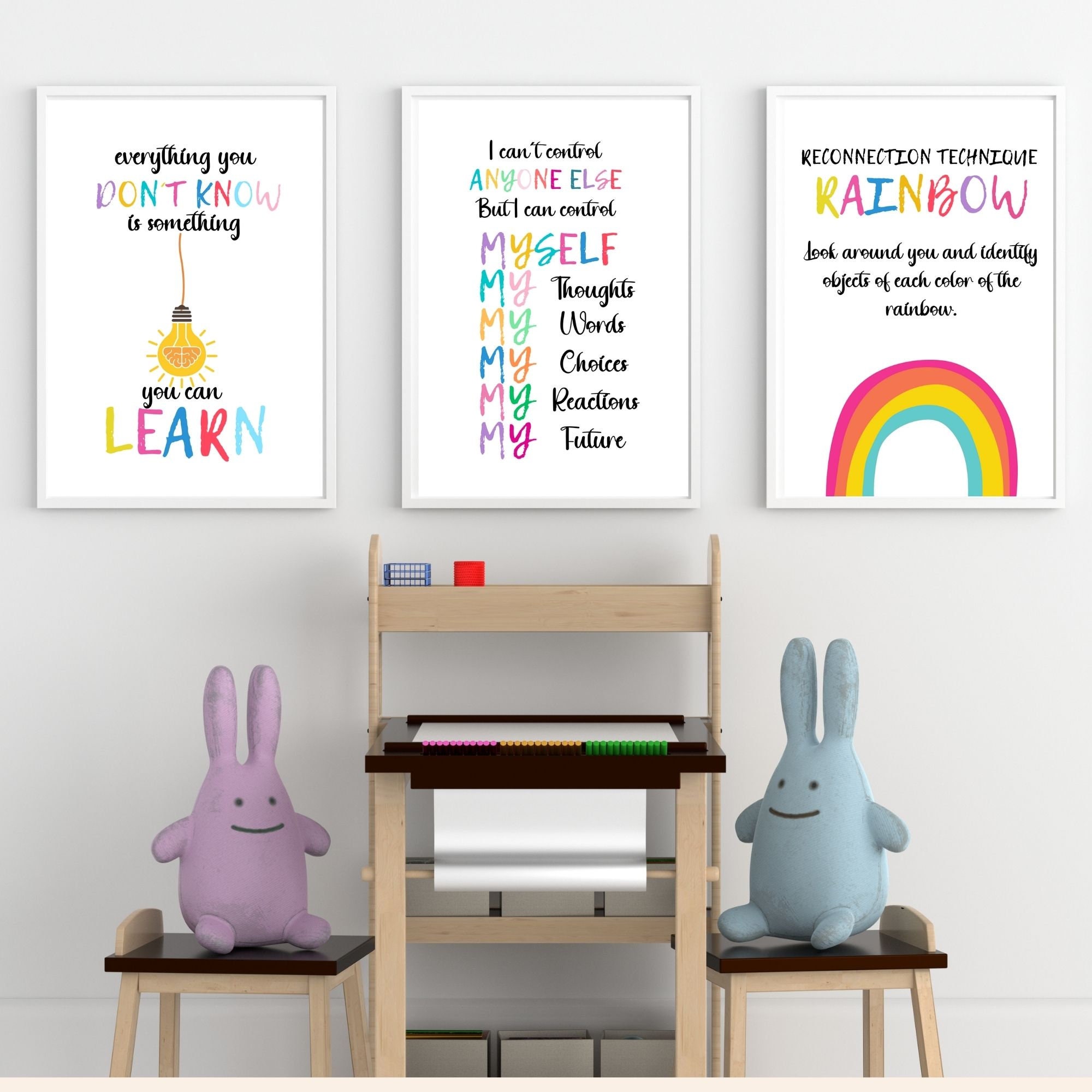 Calm Corner Decor Printables School, Calm Down Corner Preschool ...
