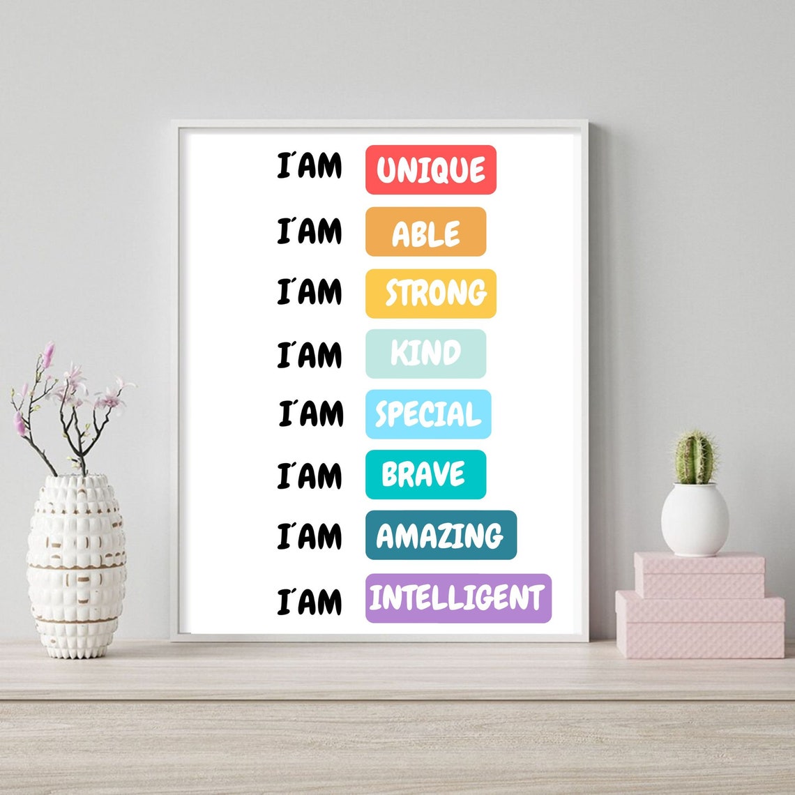 Printable Calming Techniques for Kids Poster, Calm Down Corner ...