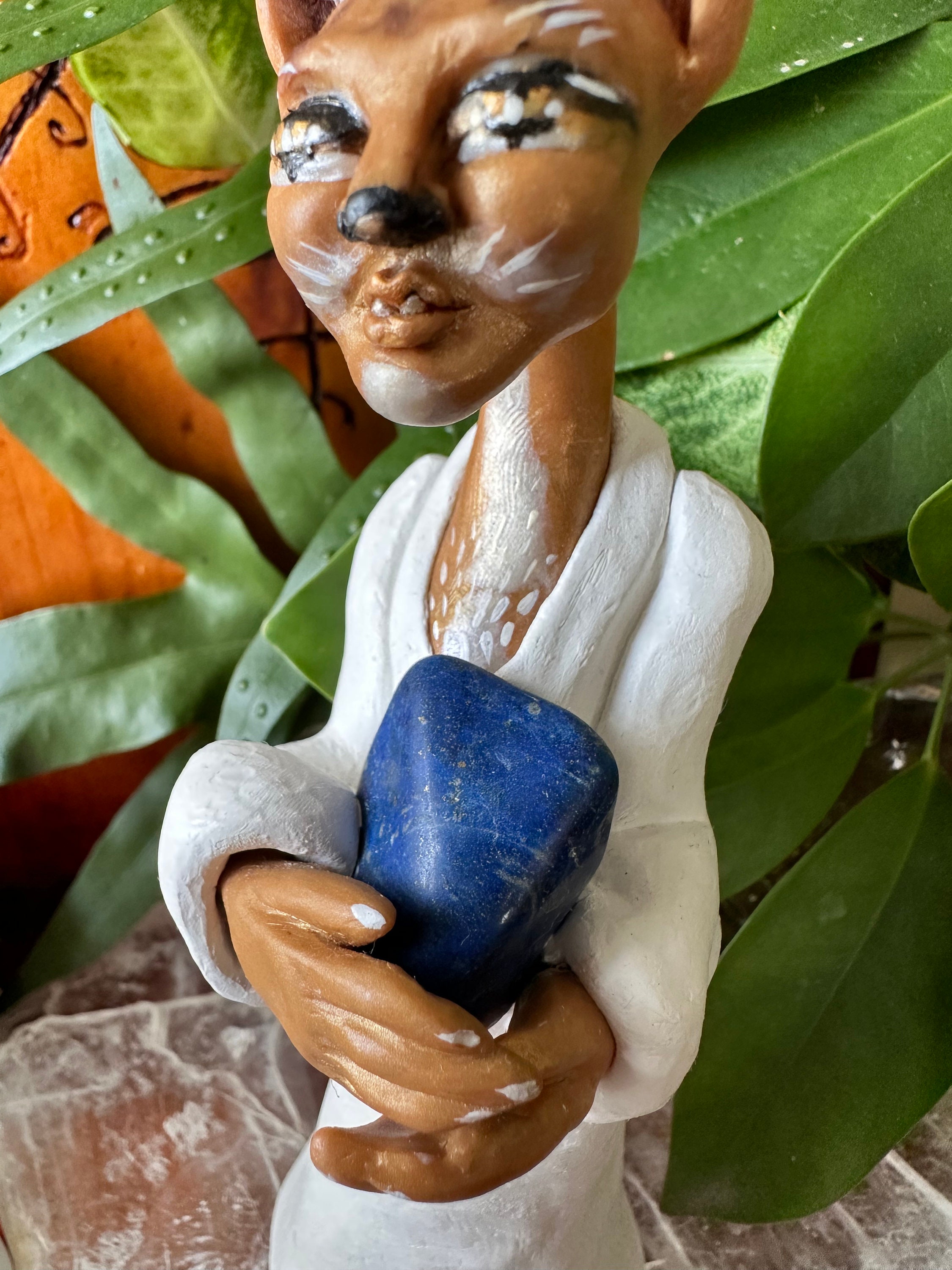 Lioness Gatekeeper Goddess Spirit Guide Lapis Lazuli Sekhmet Ishtar ...