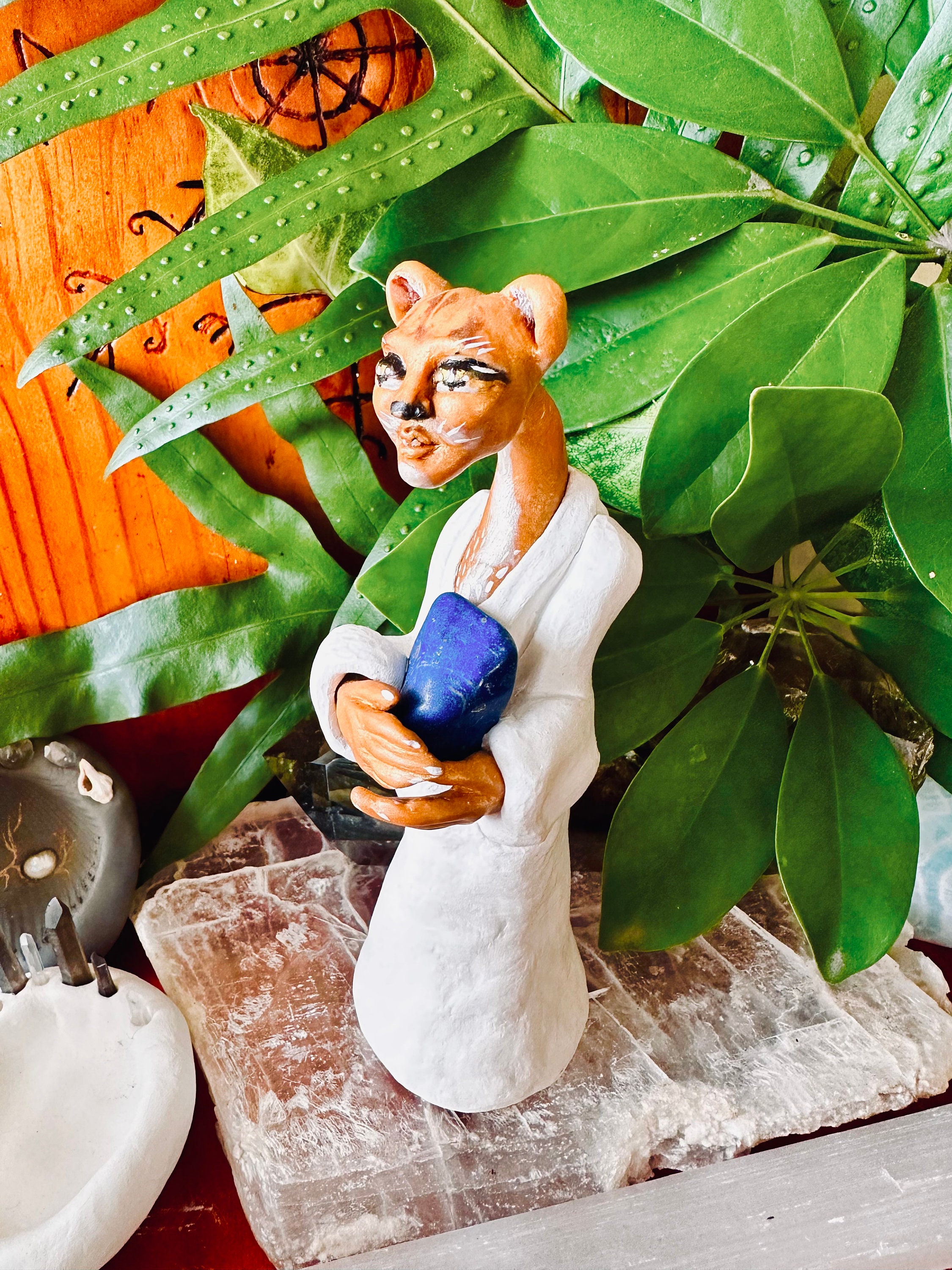 Lioness Gatekeeper Goddess Spirit Guide Lapis Lazuli Sekhmet Ishtar ...