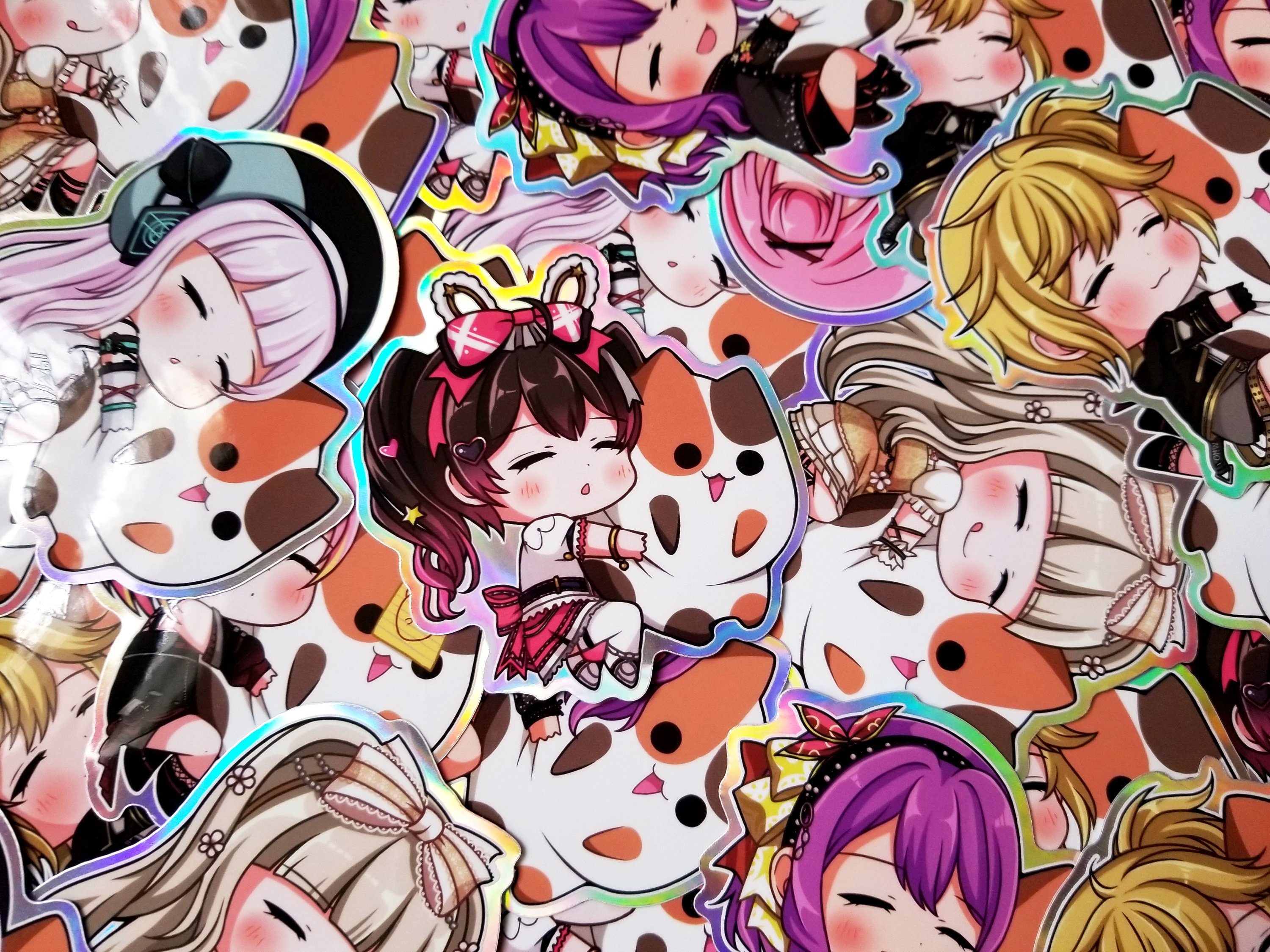 D4DJ 3 Holographic Stickers Nyochio Snuggle - Etsy