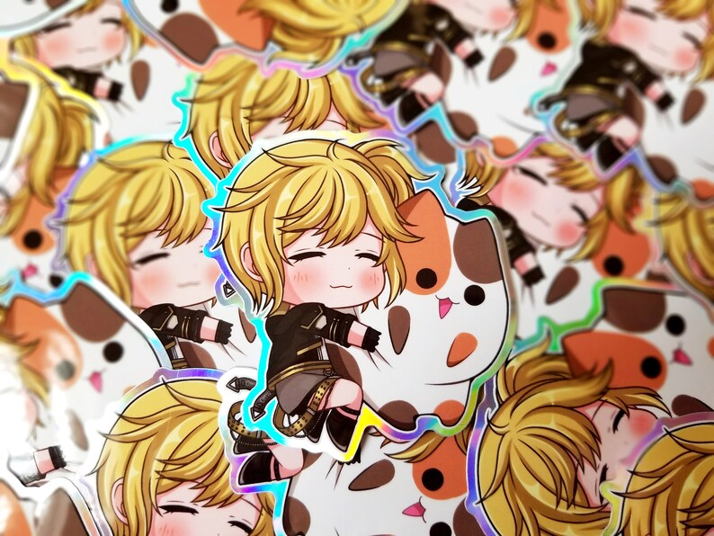 D4DJ 3 Holographic Stickers Nyochio Snuggle - Etsy