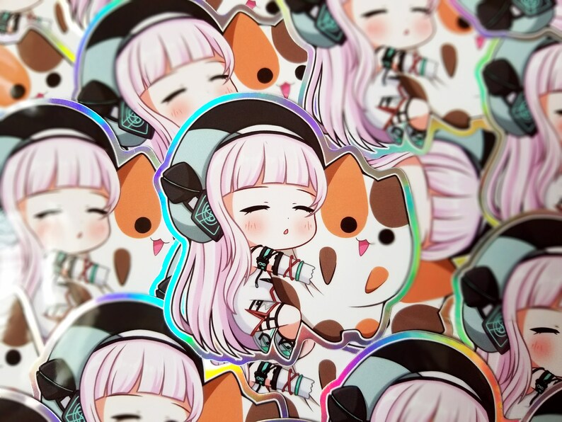 D4DJ 3 Holographic Stickers Nyochio Snuggle - Etsy