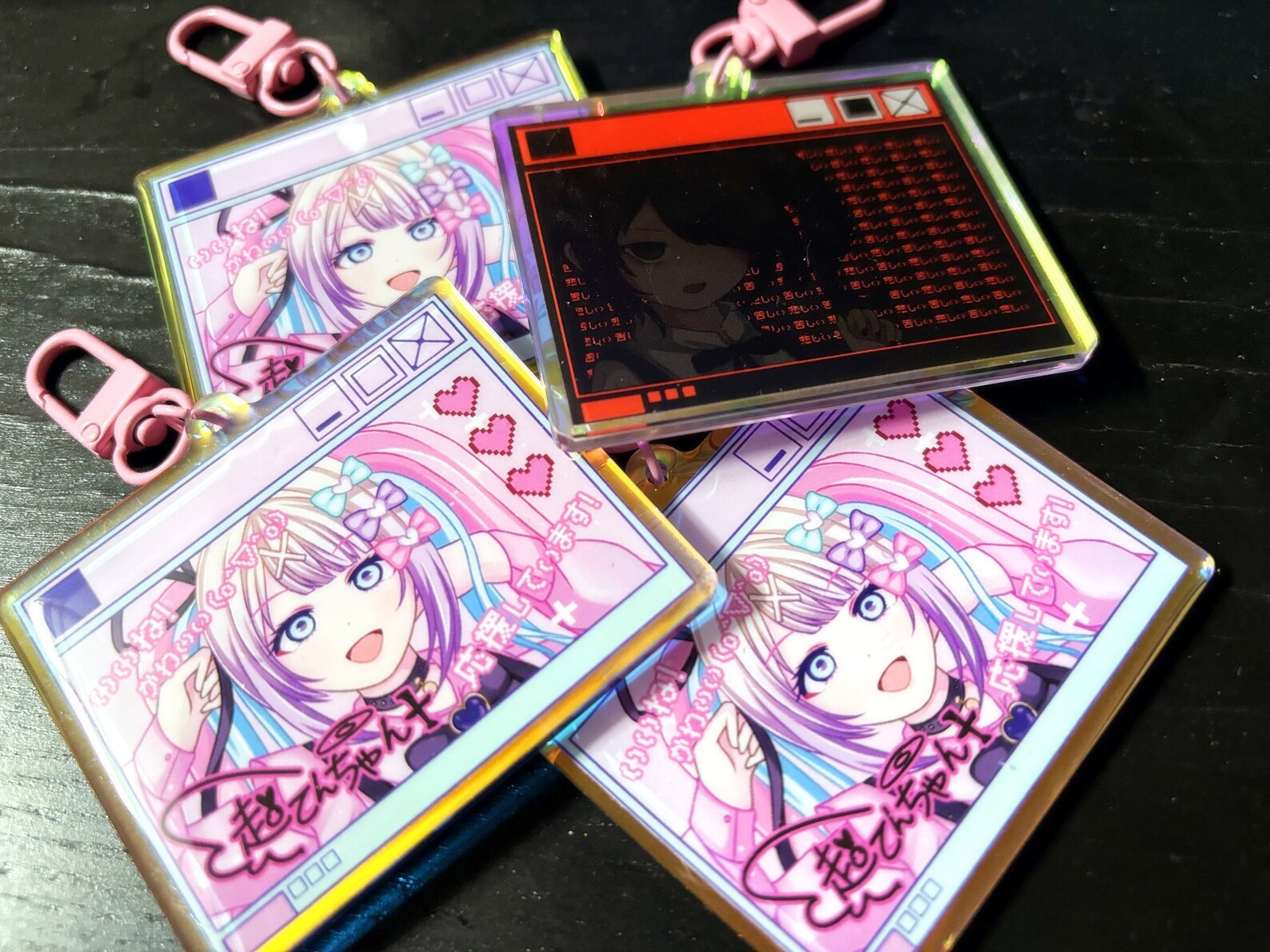 Needy Streamer Overload - 2.5" Rainbow Acrylic Charm - Etsy