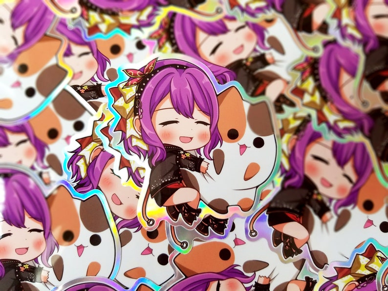 D4DJ 3 Holographic Stickers Nyochio Snuggle - Etsy