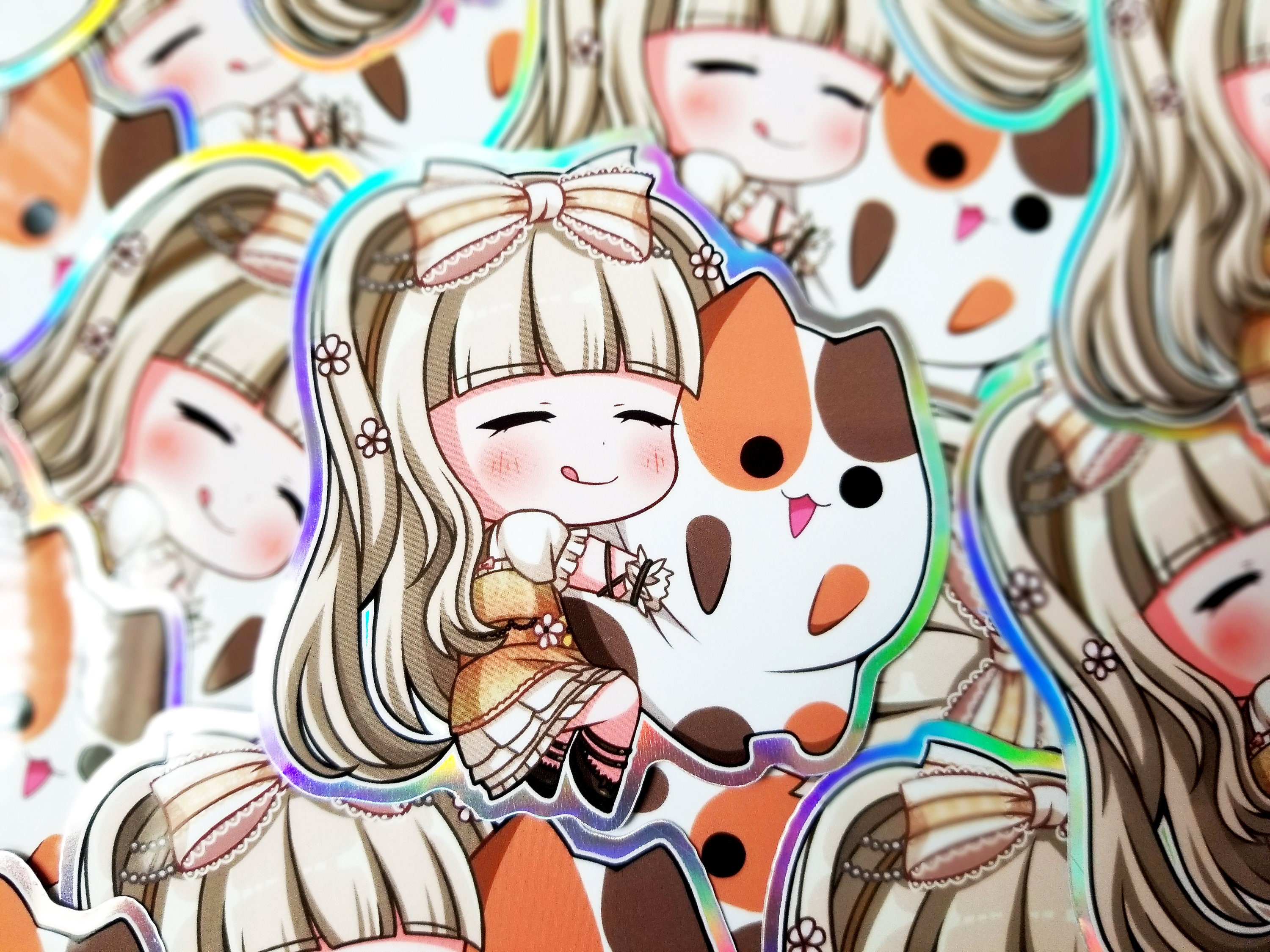 D4DJ 3 Holographic Stickers Nyochio Snuggle - Etsy