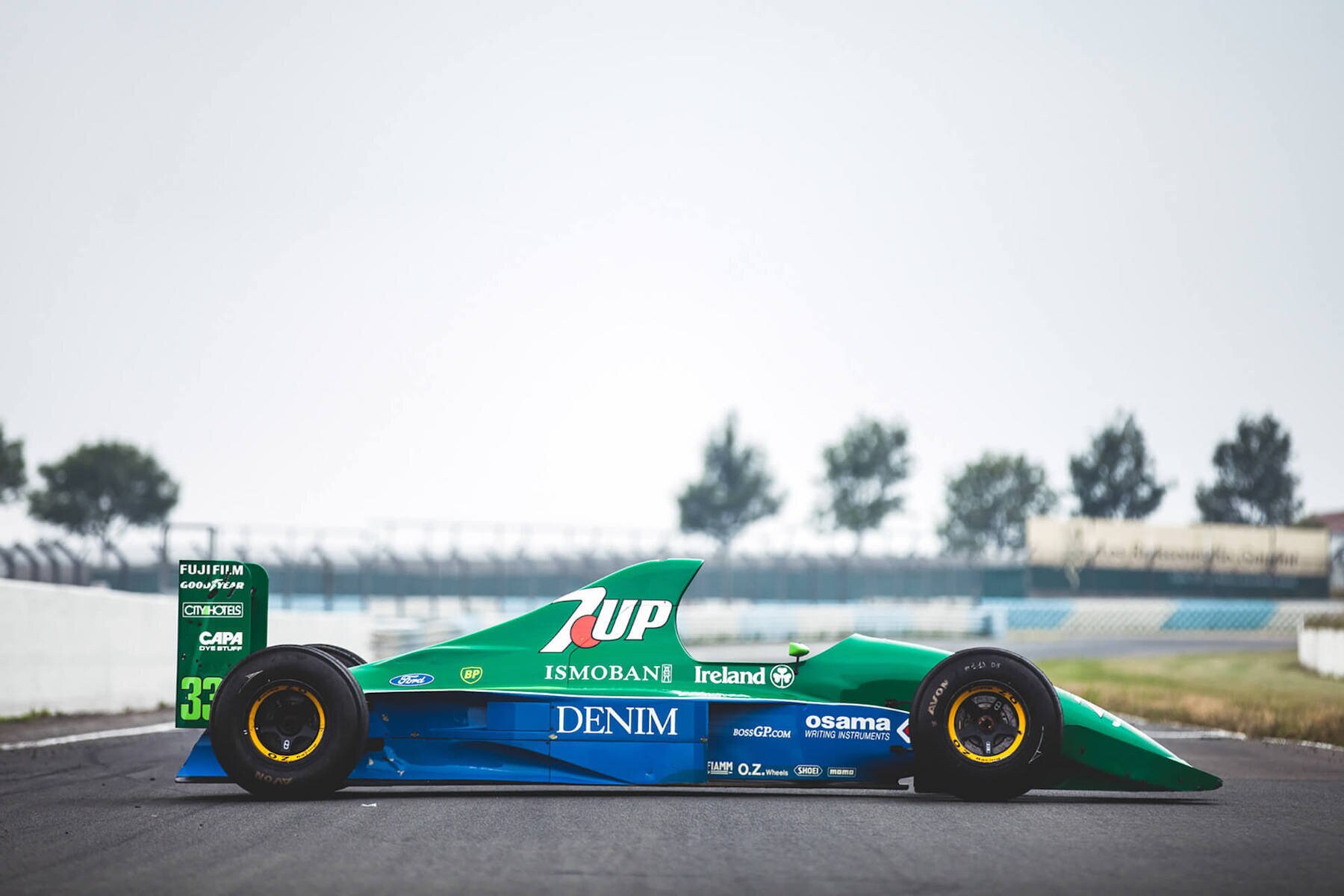 Jordan 191 F1 Car Livery Poster Print 1991 Belgian Grand Prix Michael ...