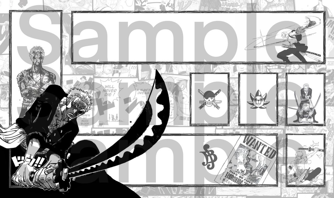 Playmat for the One Piece TCG Zoro - Etsy