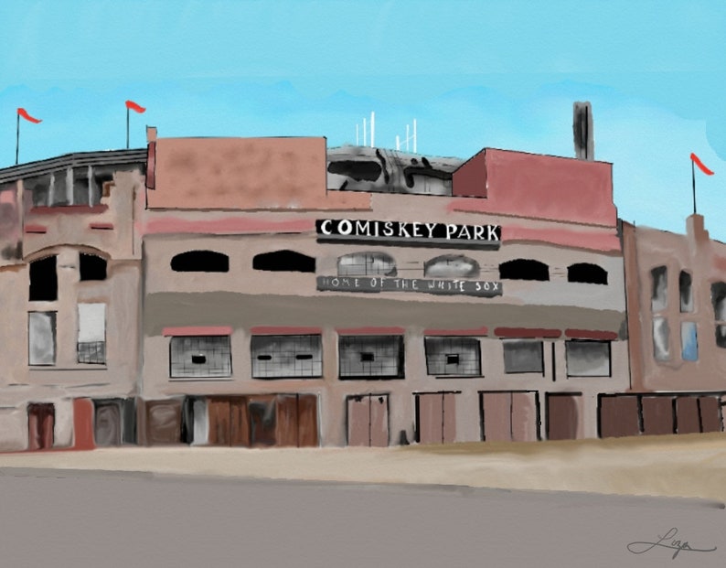 Old Comiskey Park 20 X 16 - Etsy