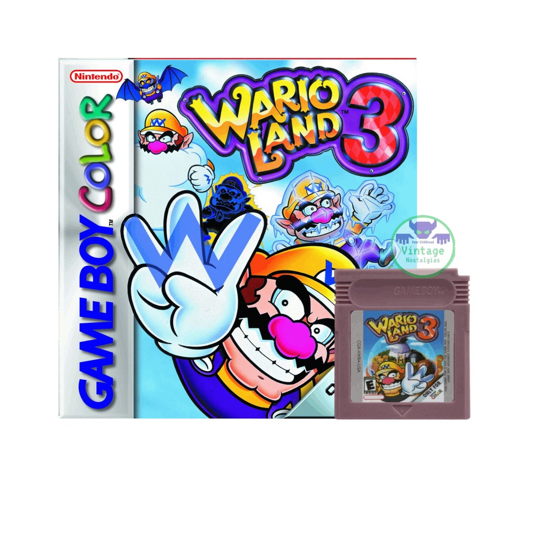 Wario Land 3 Game Boy Color Rare Retro Adventure Collectible - Etsy