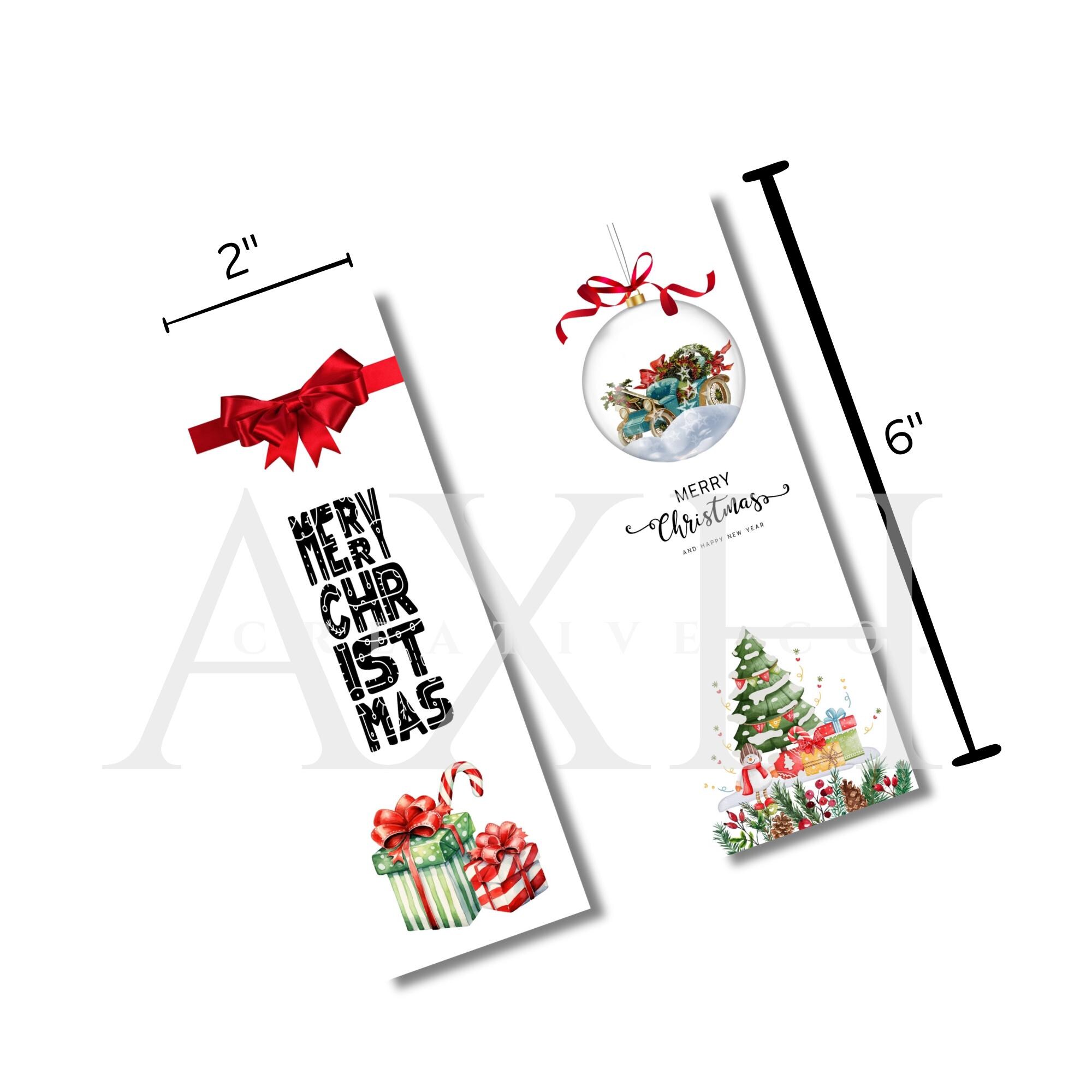 Printable Christmas Bookmarks | Best as Christmas Gift| Santa Claus ...