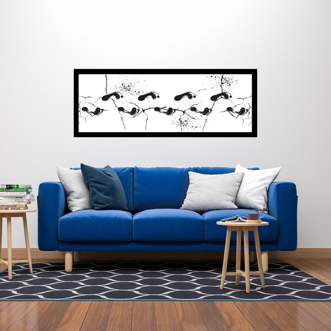 Human Footprint-printable Wall Art for Home Decor-living Room & Bedroom ...