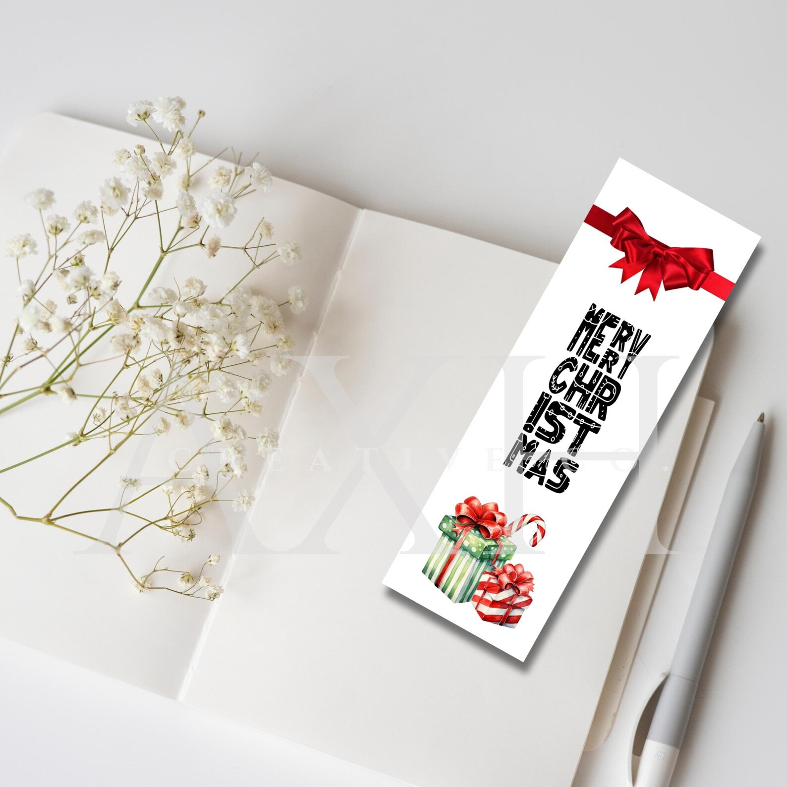 Printable Christmas Bookmarks | Best as Christmas Gift| Santa Claus ...