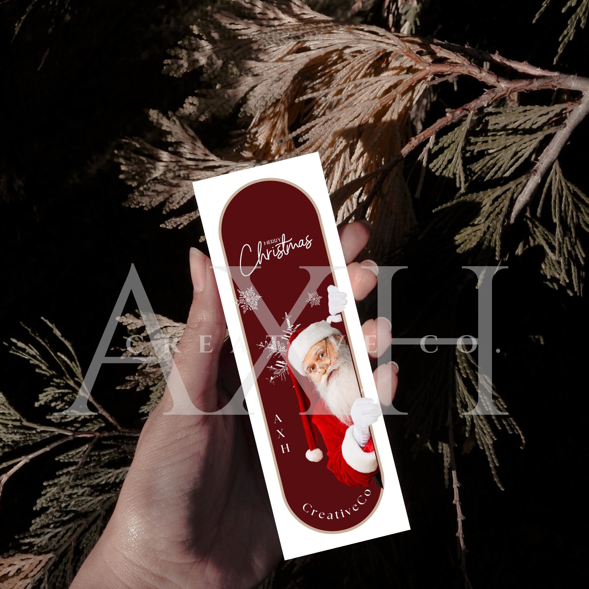 Printable Christmas Bookmarks | Best as Christmas Gift| Santa Claus ...