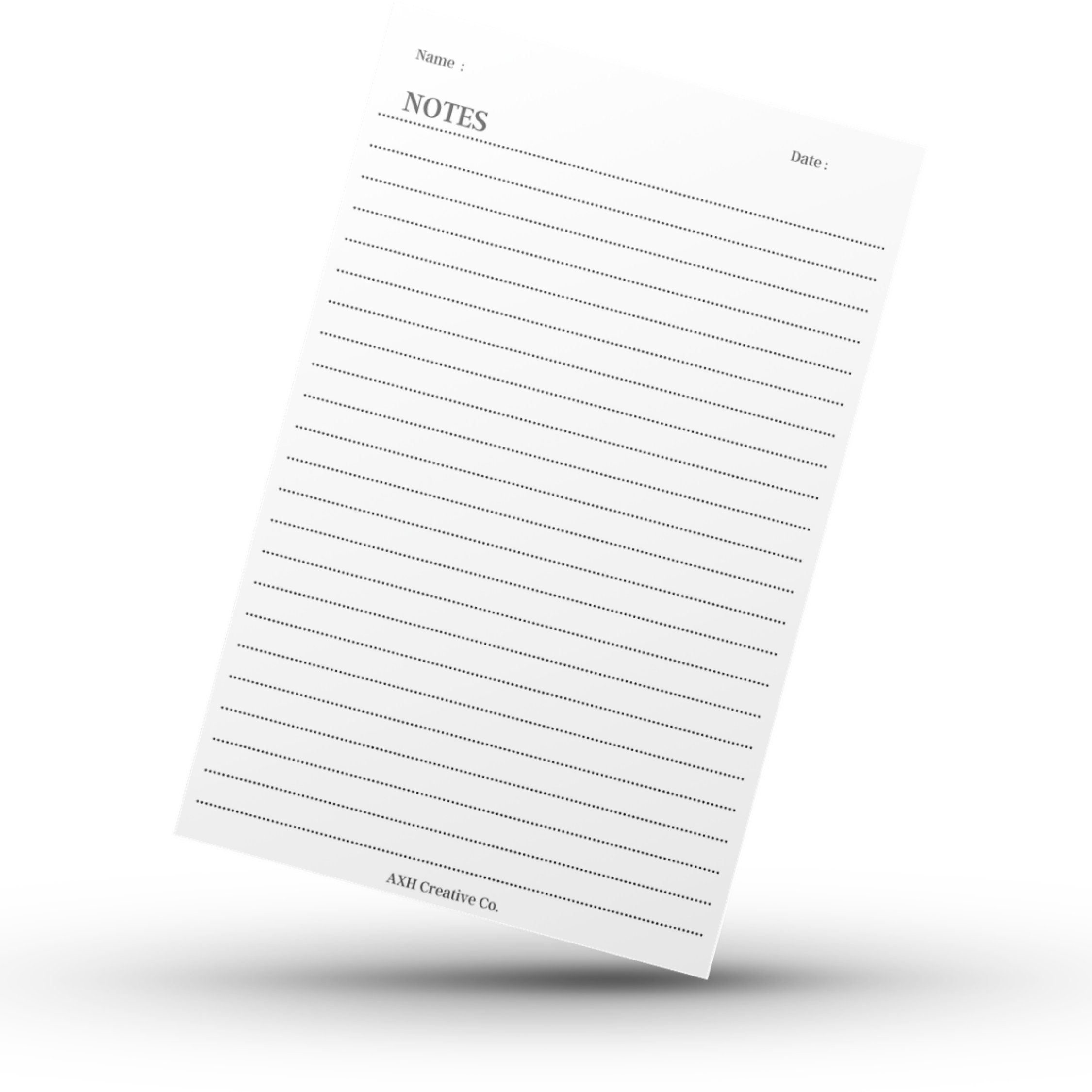 Goal Planning Checklist With Extra Page for Notes–printable Goal ...