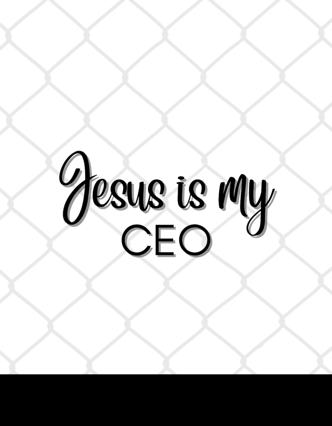 Jesus is My Ceo Jpg Png Pdf | Digital Print | Faith Based Art - Etsy