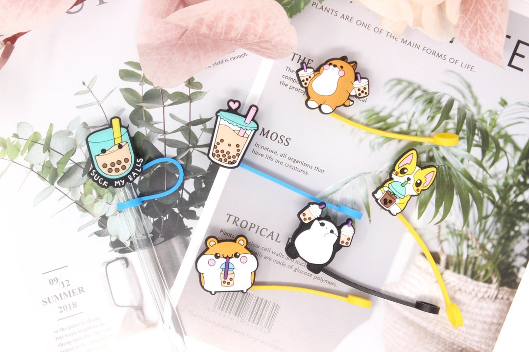 Boba Lover Collection Straw Caps - Etsy
