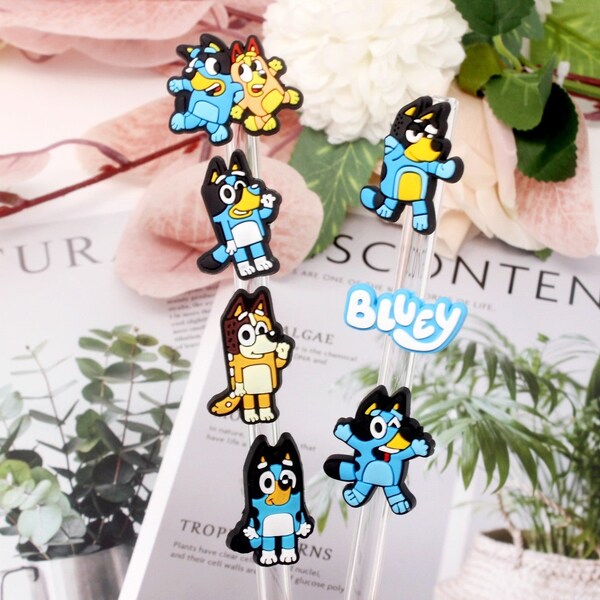 Bluey Straws - Etsy