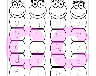 Letter Tracing Worksheet for Kids | Preschool ABC Practice ...